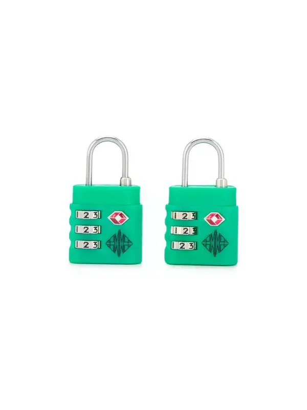 FPM MILANO Set Of Two Combination Padlocks - Green