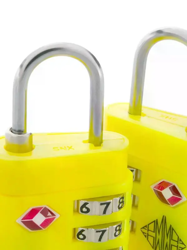 FPM MILANO Set-of-two Padlocks - Yellow