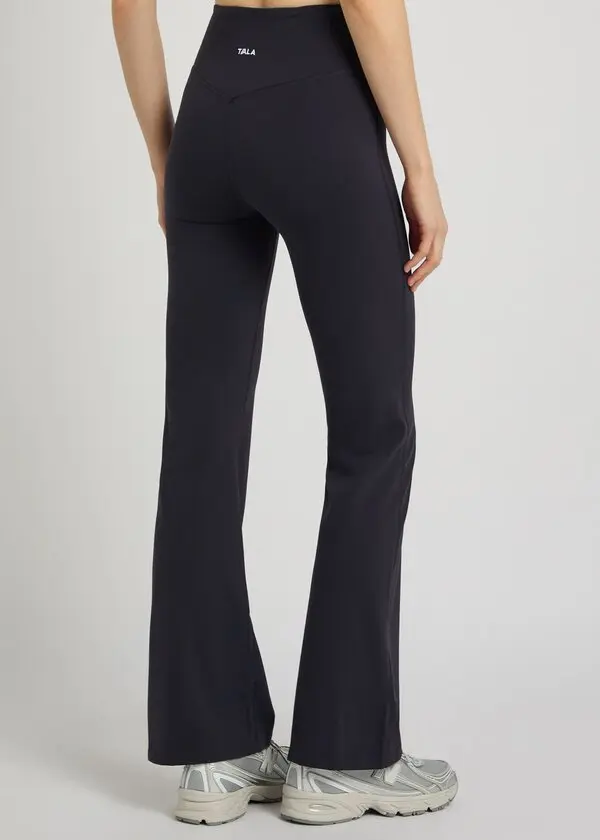 TALA Dayflex Flare Stretch-jersey Leggings - Navy