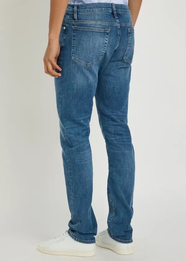 FRAME L'homme Slim-leg Jeans - Mid Blu