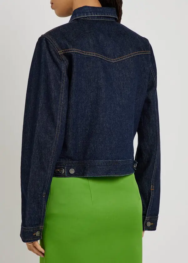 Khaite Augustine Denim Jacket - Indigo