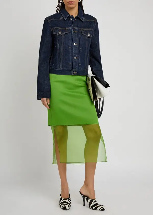 Khaite Augustine Denim Jacket - Indigo