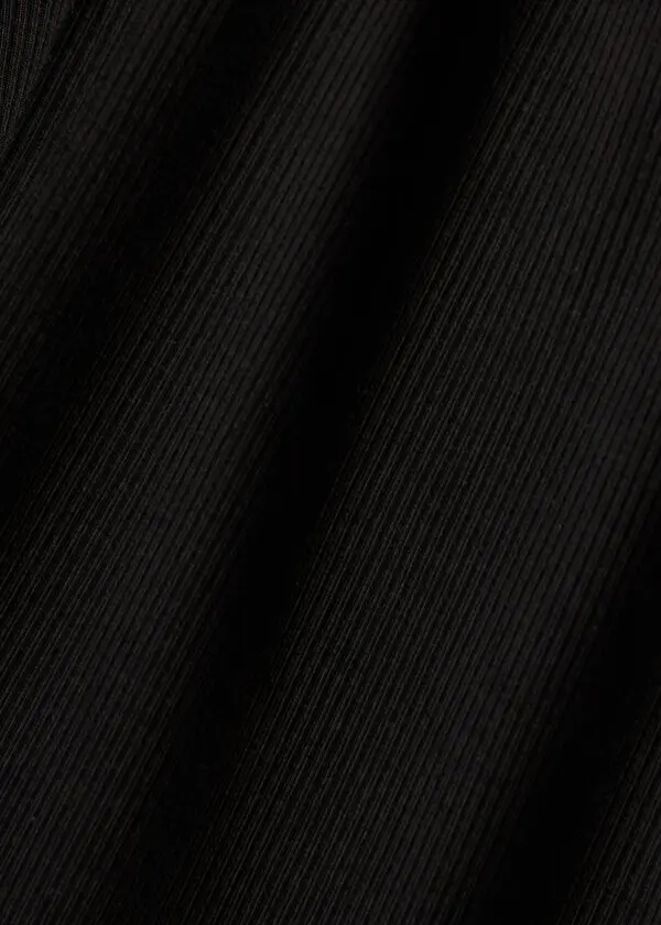 TALA Ribbed Stretch-modal Crewneck Top
