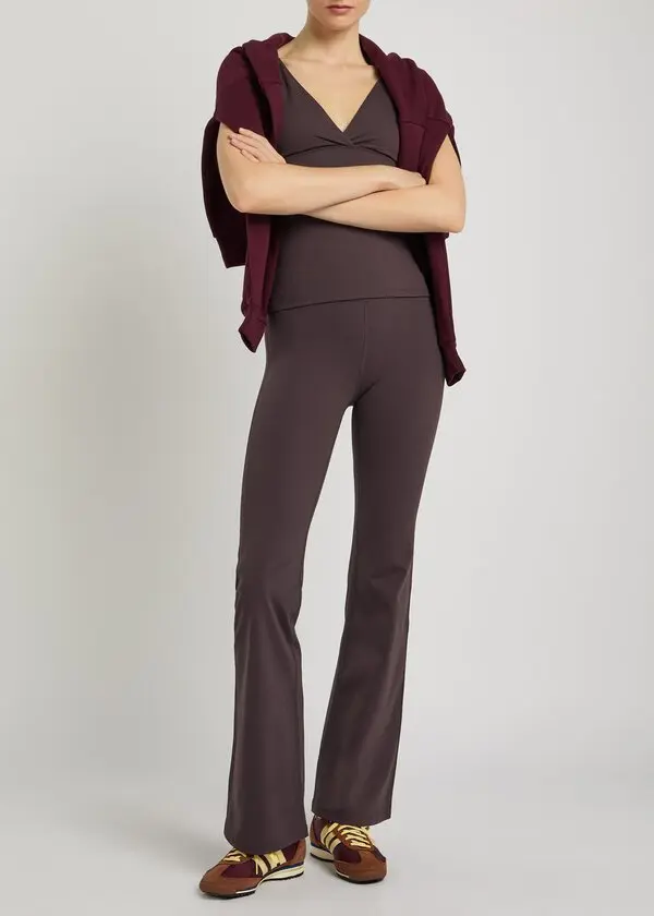TALA Dayflex Flare Stretch-jersey Leggings - Brown