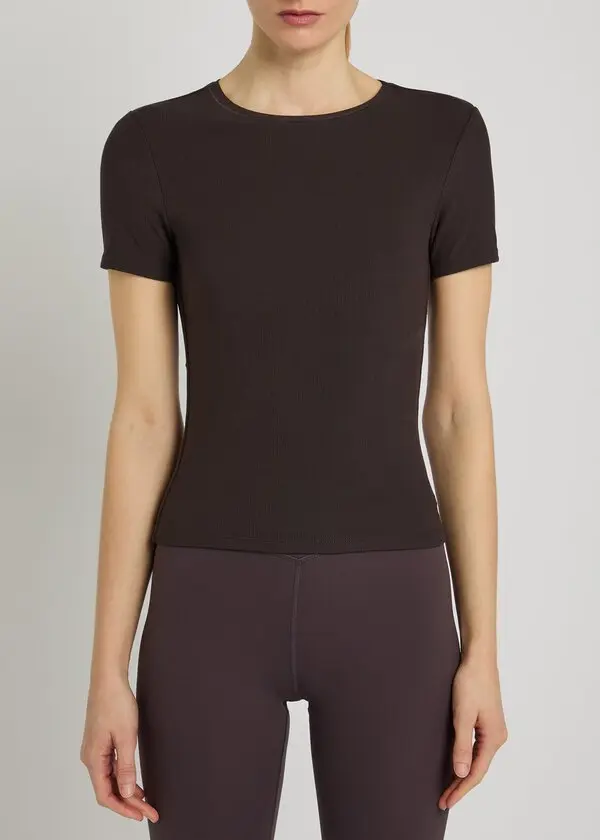 TALA 365 Ribbed Stretch-modal T-shirt