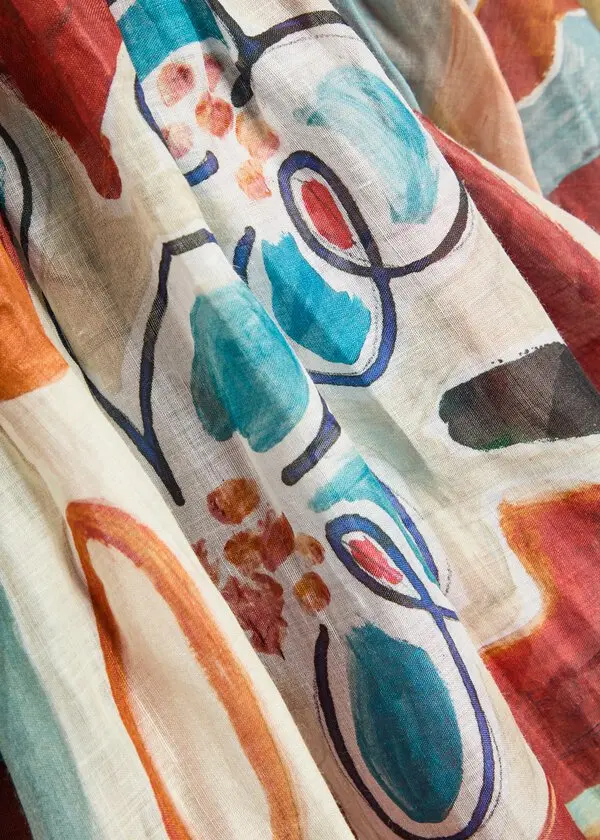 ALEMAIS Alémais Michelle Printed Woven Maxi Dress