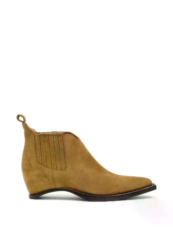 MAISON MARGIELA Pointed Toe Chelsea Boots - Neutrals