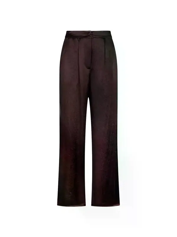 Liu Jo Satin Slit Trousers - Brown
