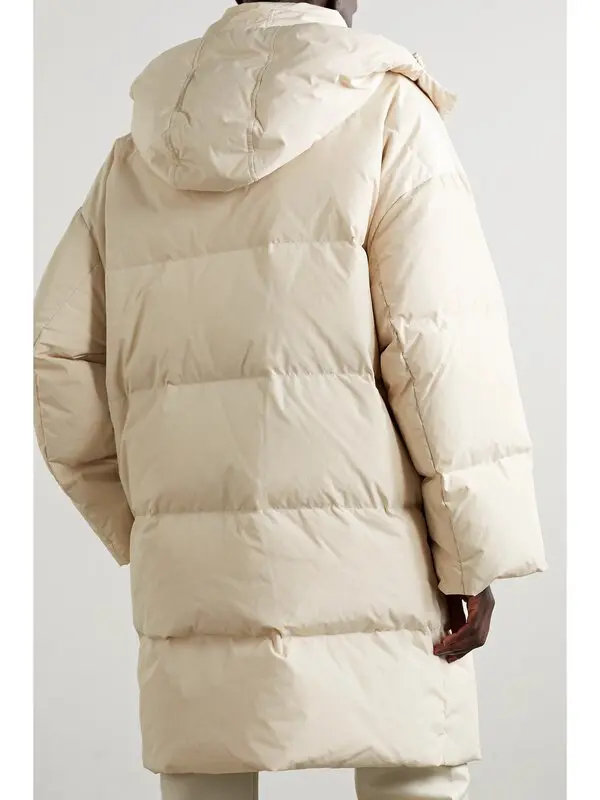 STAND STUDIO Lyla Hooded Quilted Shell Recycled Down Coat