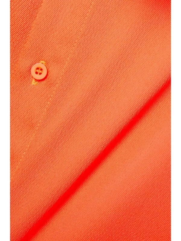 Christopher John Rogers Oversized Crepe Shirt