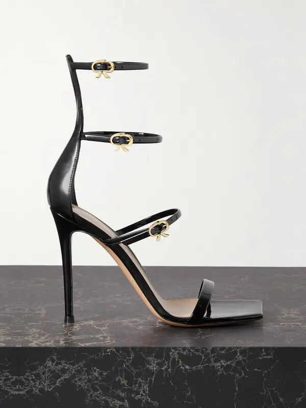 GIANVITO ROSSI 105 Patent-leather Sandals