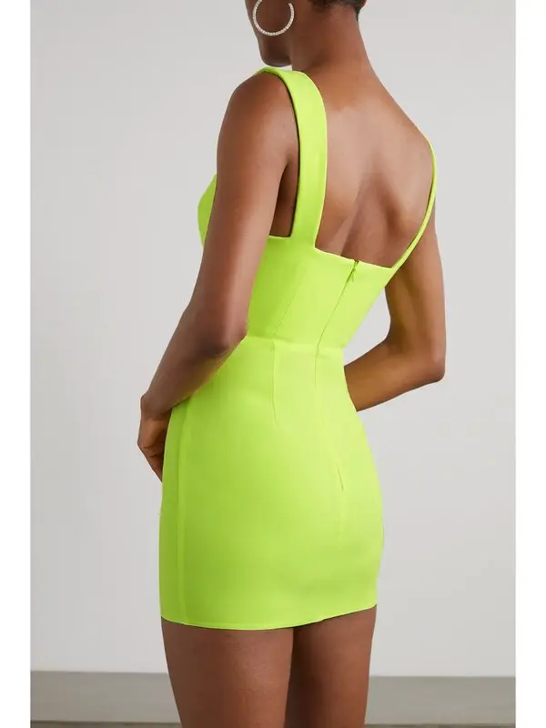 Alex Perry Auden Crepe Mini Dress