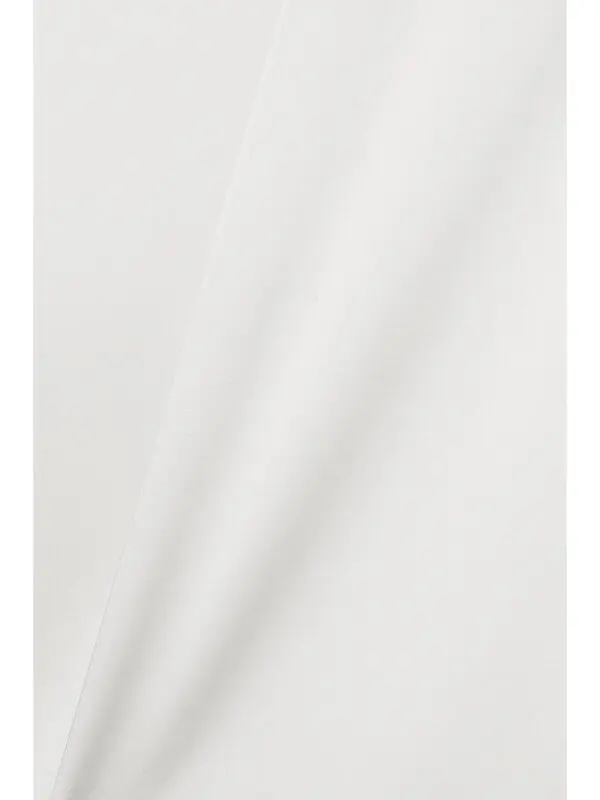 RASARIO Strapless Scalloped Duchesse-satin Maxi Dress