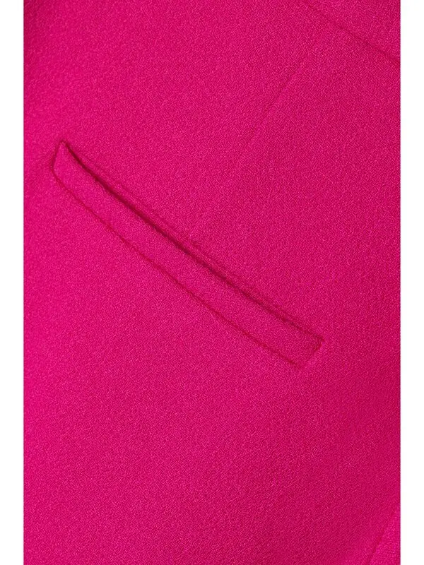 SERGIO HUDSON Wool-crepe Flared Trousers