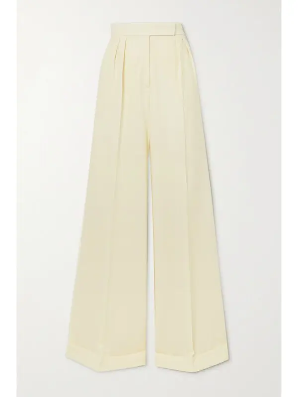 Max Mara Catullo Wool-jersey Wide-leg Trousers