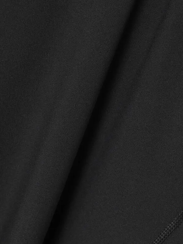 On Studio Cutout Paneled Stretch-jersey Mini Dress