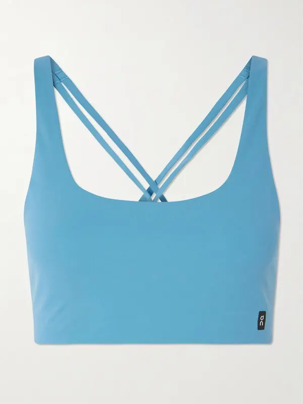 On Studio Recycled Sports Bra - Blue