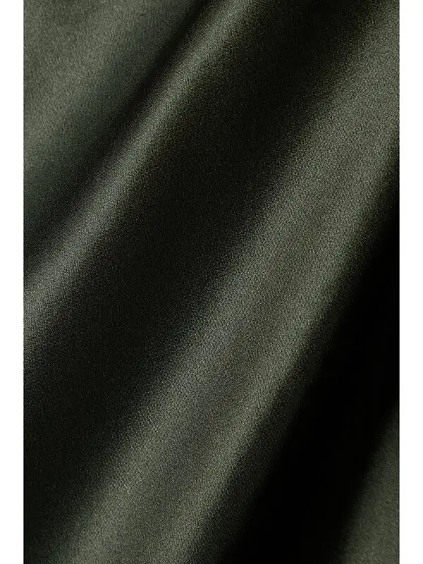 Christopher Esber Verdant Falls Silk-satin Bodysuit