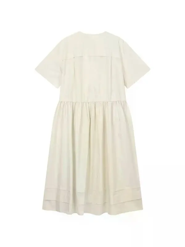 STUDIO TOMBOY Double-pocket Tiered Dress - Neutrals