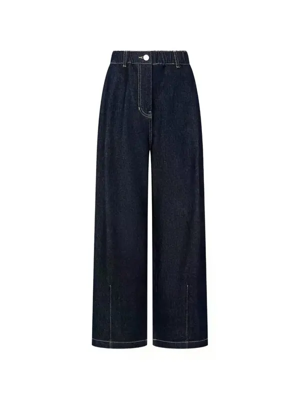 STUDIO TOMBOY Contrast Stitching Jeans - Blue