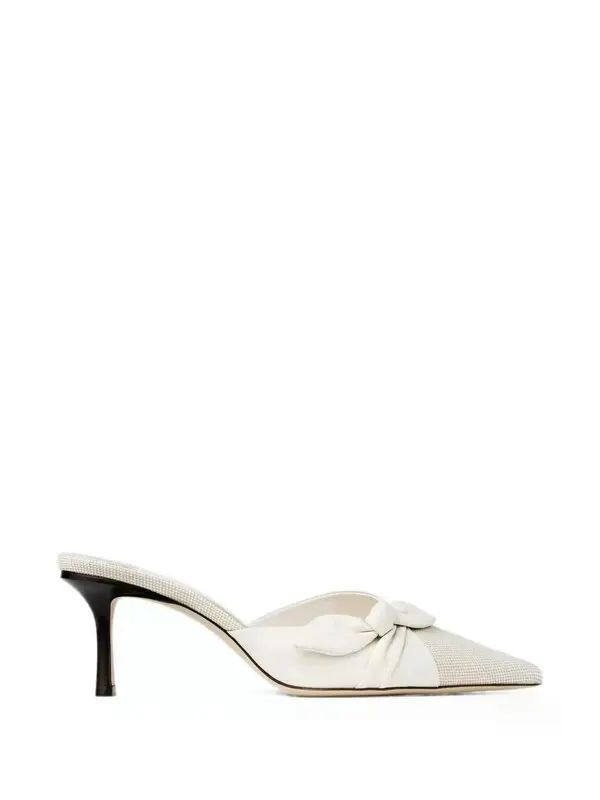 JIMMY CHOO Livi 65 Mules - Neutrals