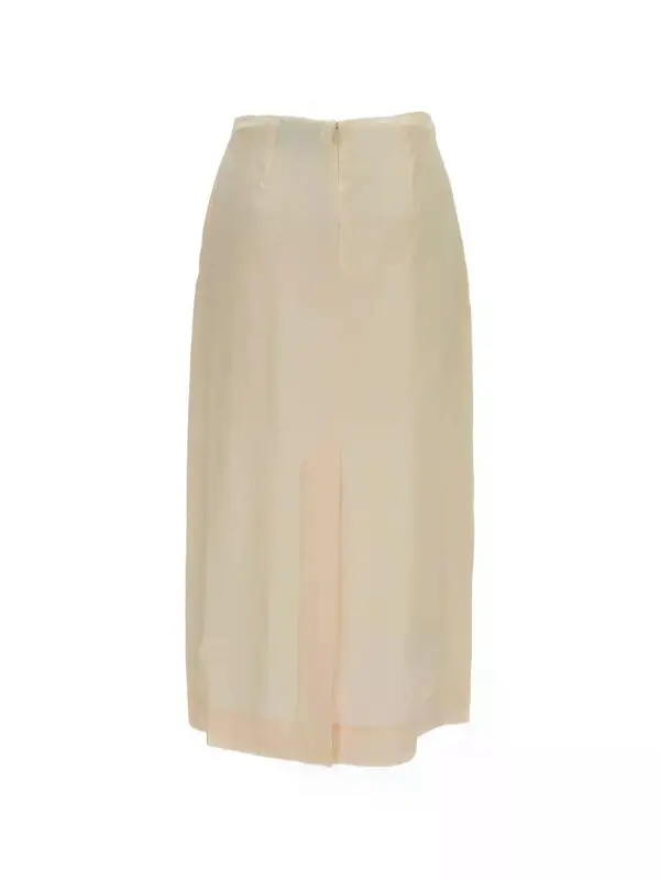 Simone Rocha Floral Midi Skirt - Neutrals