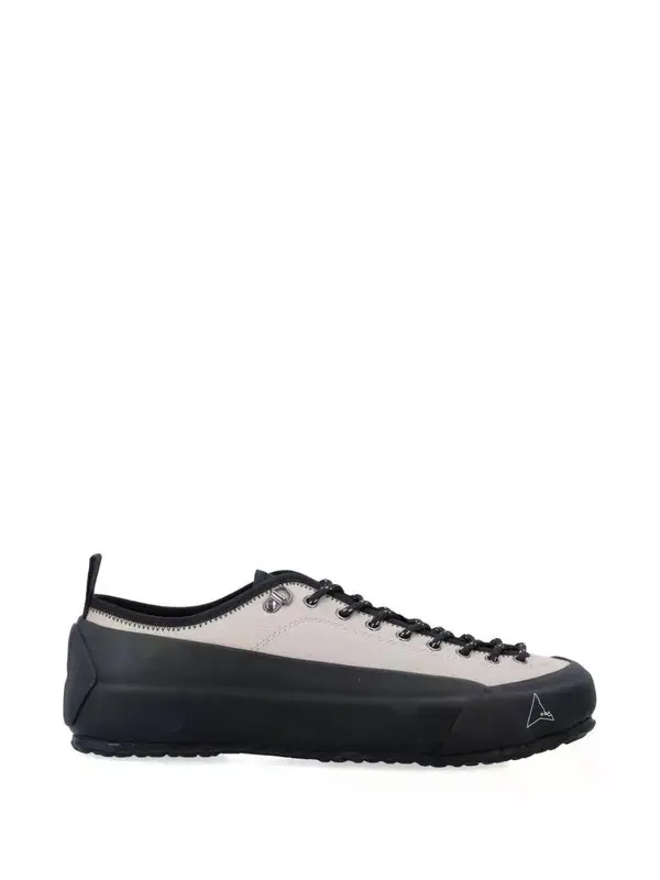 ROA Woven Detail Lace-up Sneakers