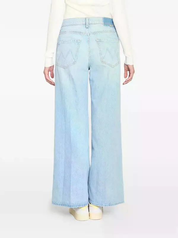 MOTHER Belt Loops Five Pockets Wide Leg Jeans