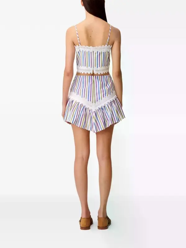 Claudie Pierlot Striped Lace Top