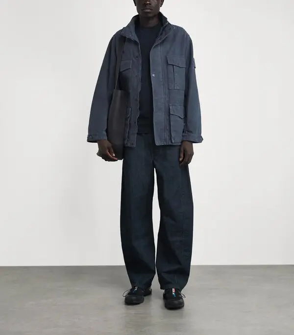 Stone Island Linen-blend Field Jacket