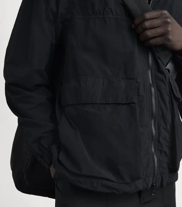 Stone Island Short Hooded Parka - Black