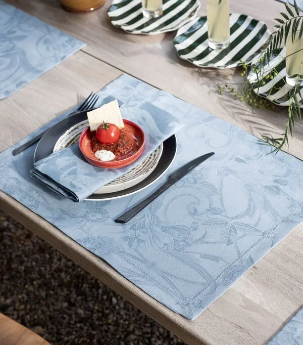 LE JACQUARD FRANÇAIS Linen Damask Tivoli Placemat