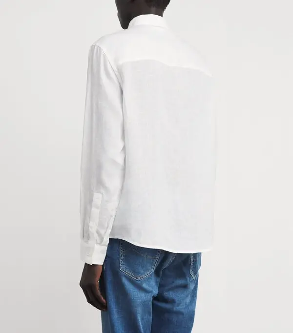 Jacob Cohen Linen Long-sleeve Shirt