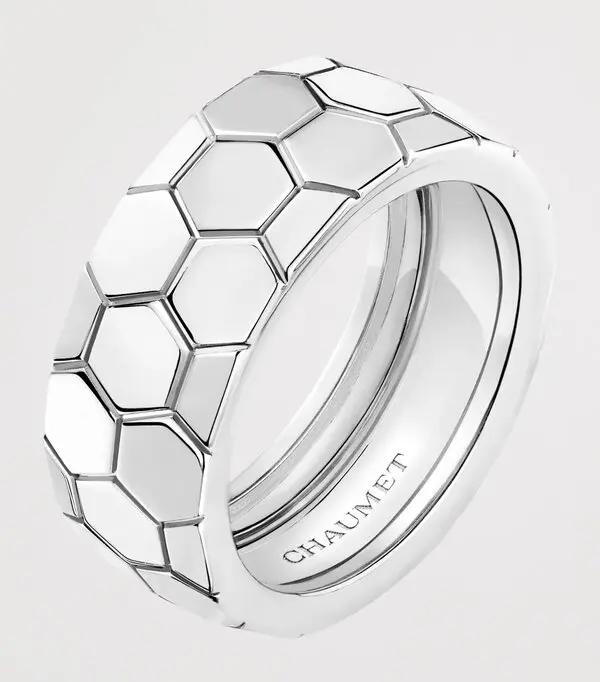 CHAUMET Bee De 18k White Gold Ring - Silver
