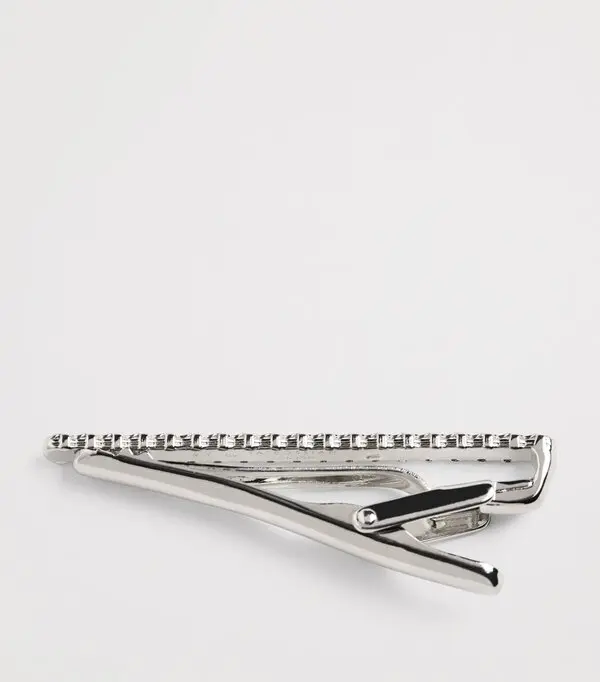 Tateossian Palladium-plated Quad Knot Tie Clip