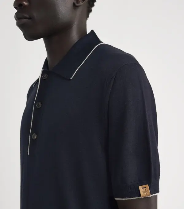 Jacob Cohen Wool-silk Polo Shirt