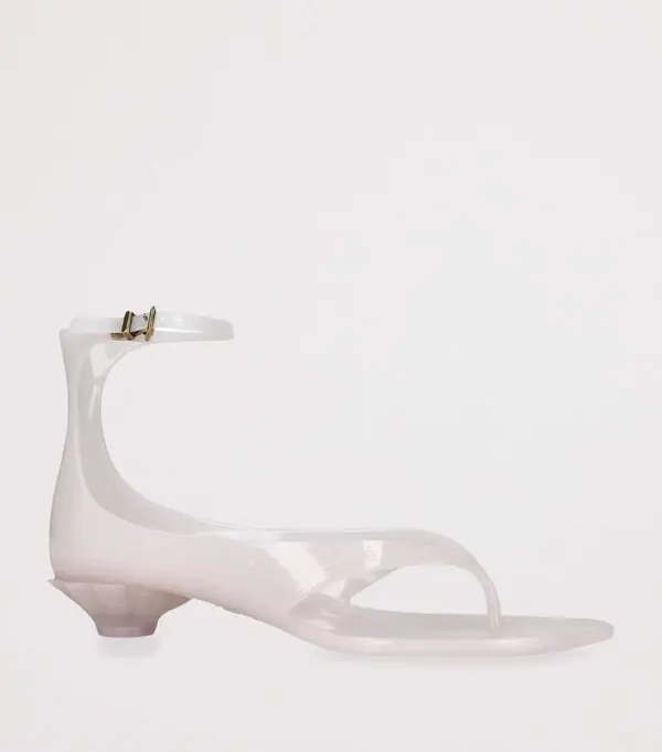 Chloé Jelly Heeled Sandals - Pink