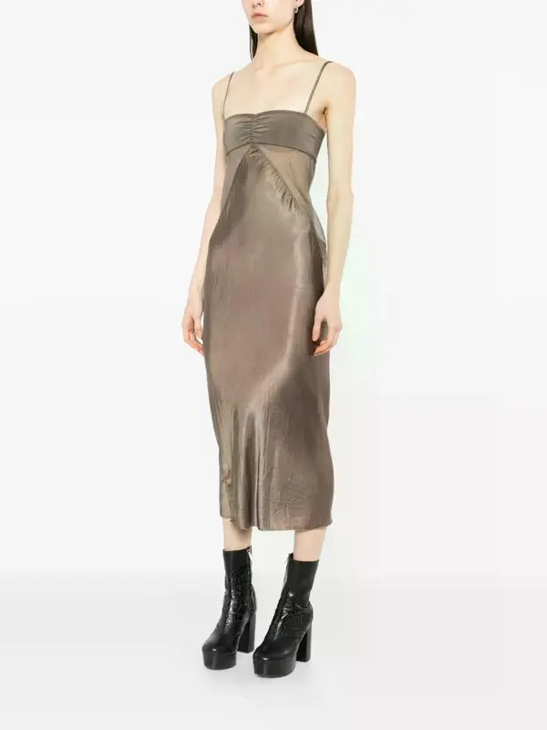 Rick Owens Panelled Midi Dress