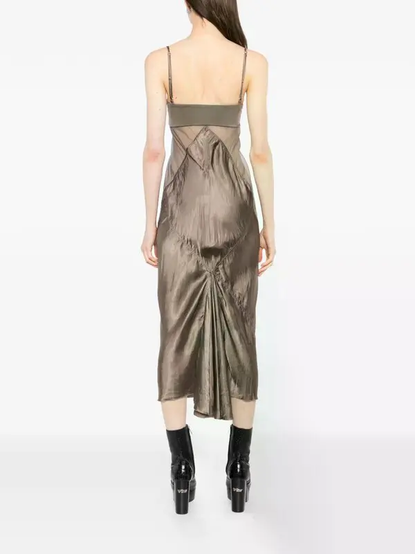 Rick Owens Panelled Midi Dress