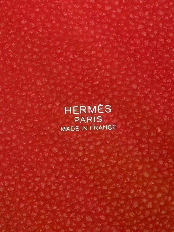 Hermès 2020 Picotin Lock Leather Handbag - Red