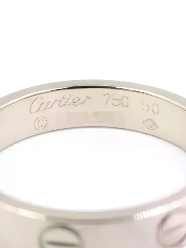 Cartier 18k White Gold Love Ring