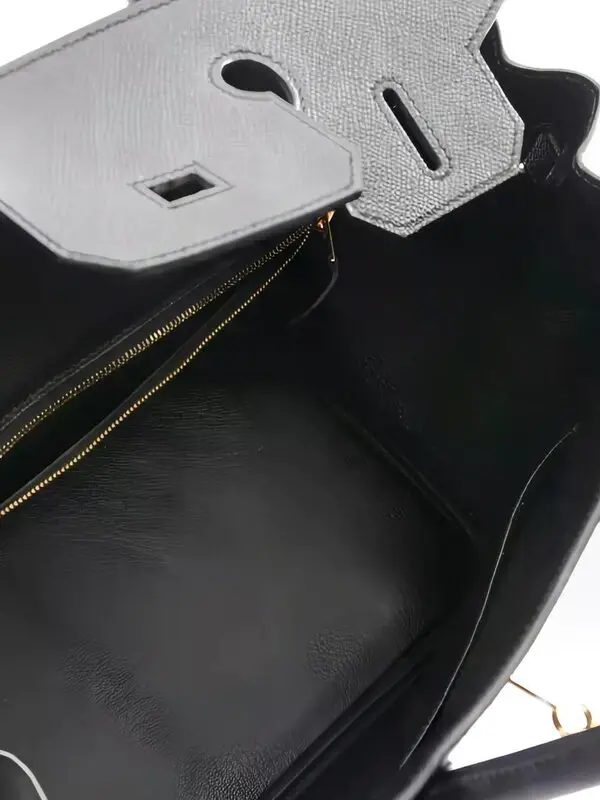 Hermès Top Handle Handbag - Black
