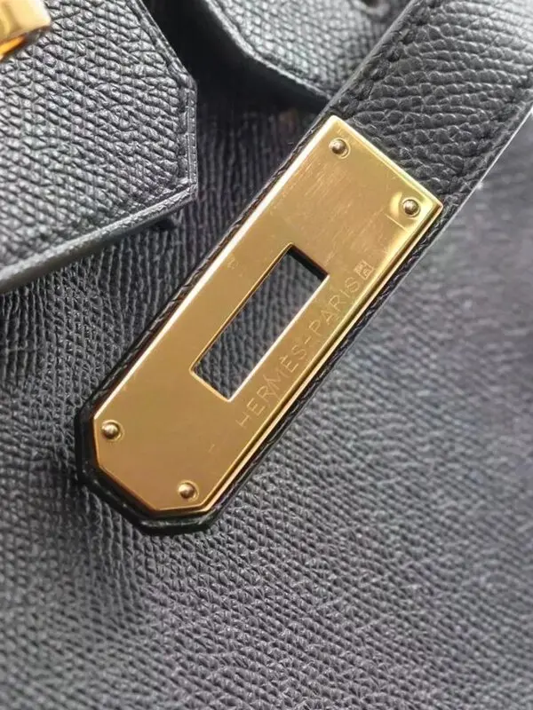Hermès Top Handle Handbag - Black