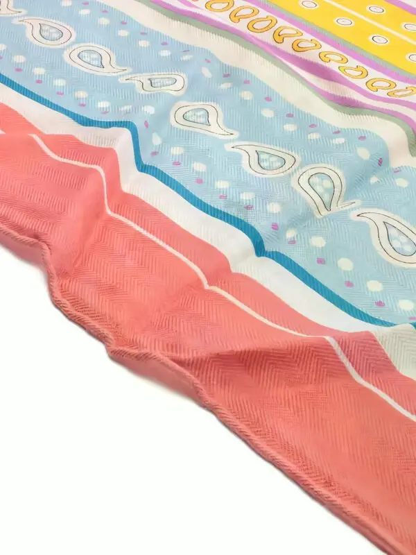 Hermès Selle De Dignitaire Patterned Scarf - Neutrals