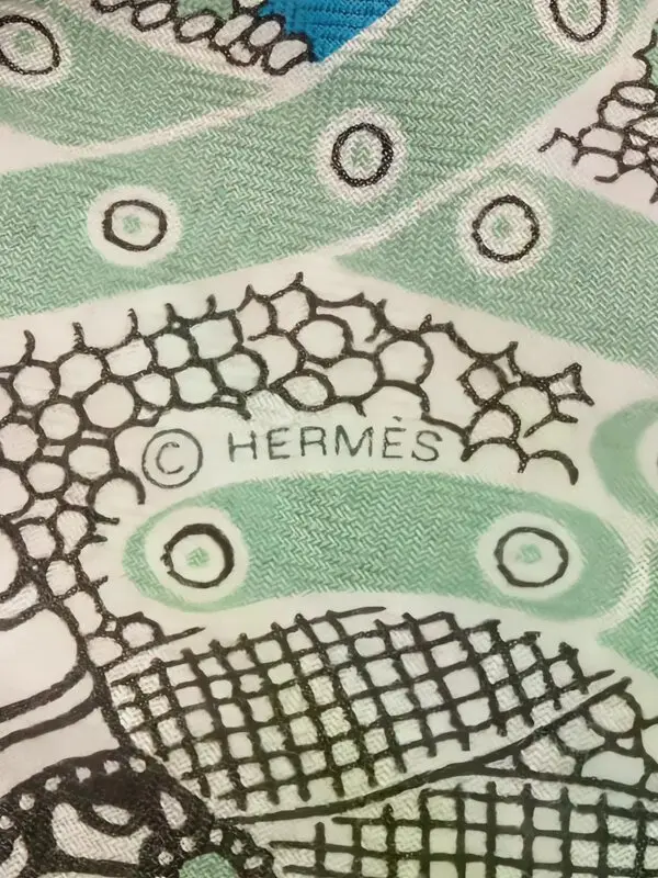 Hermès Selle De Dignitaire Patterned Scarf - Neutrals
