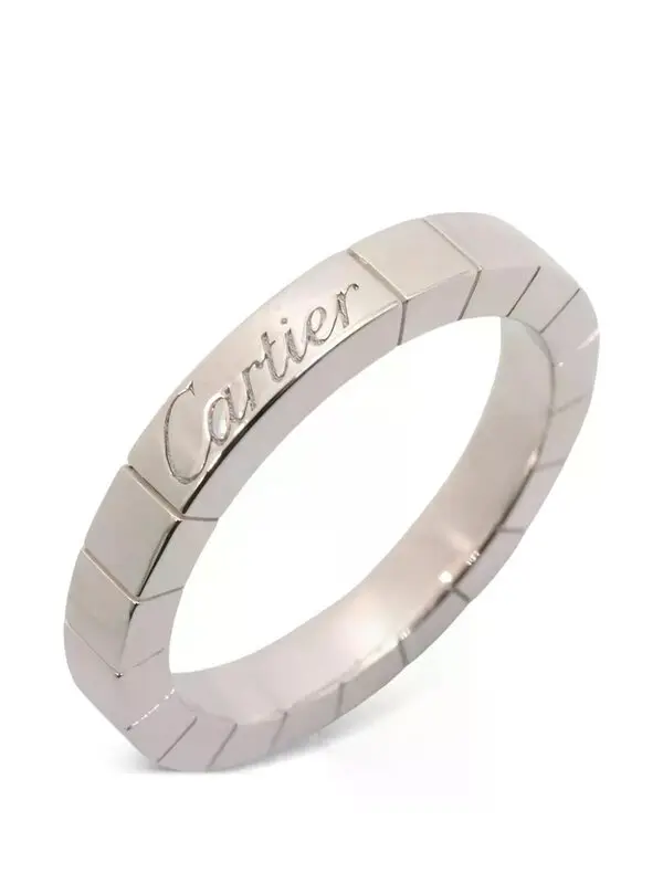 Cartier 18k White Gold Square Design Ring