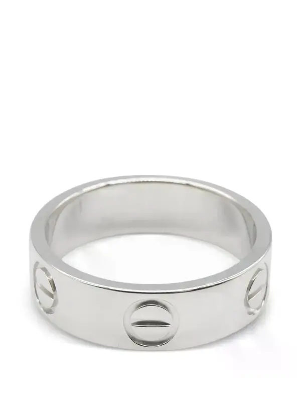 Cartier Love Ring In White Gold - Silver