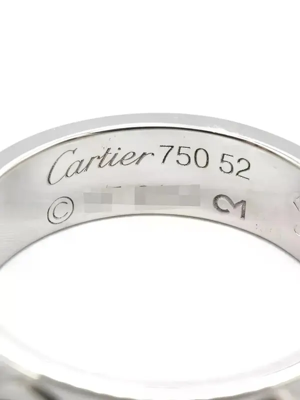 Cartier Love Ring In White Gold