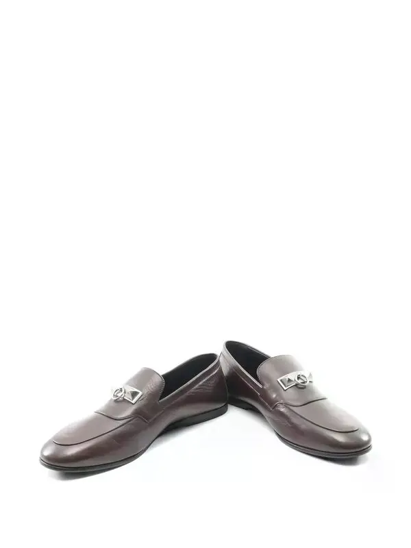 Hermès Coridian Leather Loafers