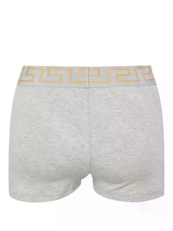 Versace Greca-waistband Cotton Boyshort